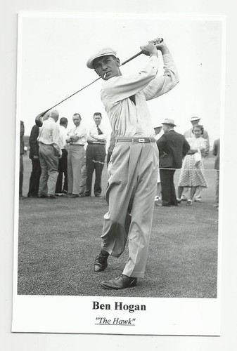 RWP CARDS 2003 SPORTING GREATS BEN HOGAN GOLFER GOLFING LEGEND PHOTO ...