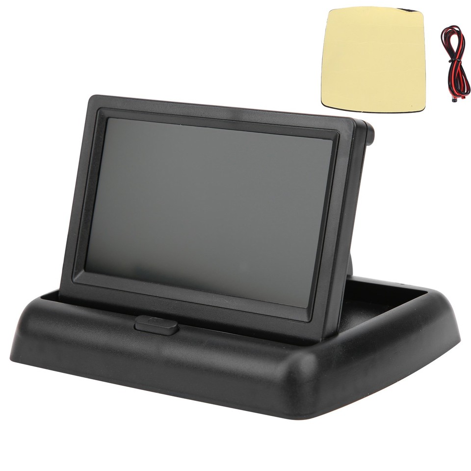 ⁺4.3in Car TFT LCD Monitor Camera Foldable Rear View Parking For RV ...
