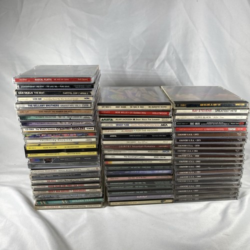 Bulk Lot Of 60 Country CDs 1990s 2000’s Music Mix Bundle | eBay