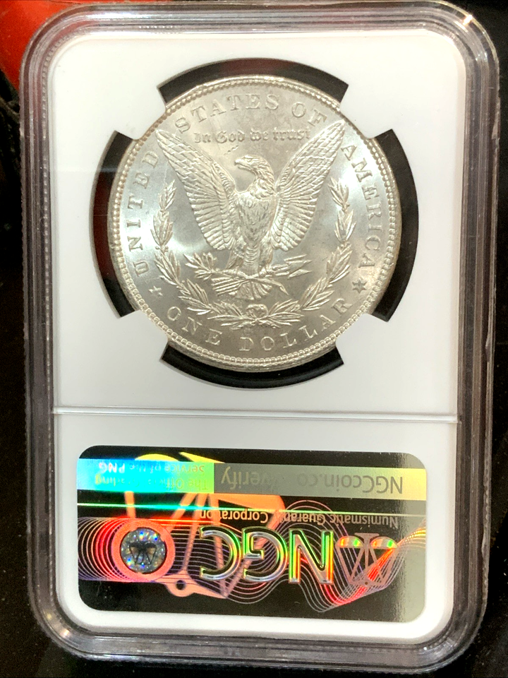 1897 $1 VAM 6A Pitted Reverse Top 100 Morgan Silver Dollar NGC MS64 PQ ...