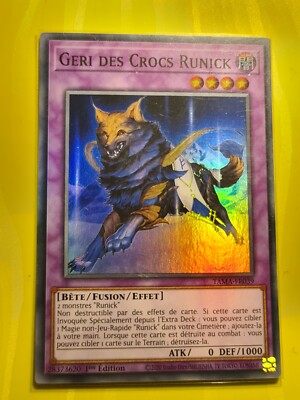 Geri the Runick Fangs YUGIOH TAMA SUPER RARE 2022 FRENCH 1st ED NM ...