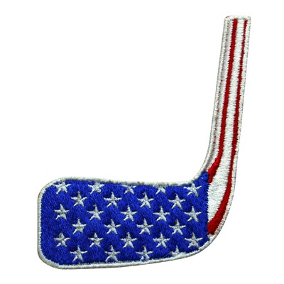 Hockey Stick USA patch NHL Hockey patch Embroidery Iron on Sew on Patch ...