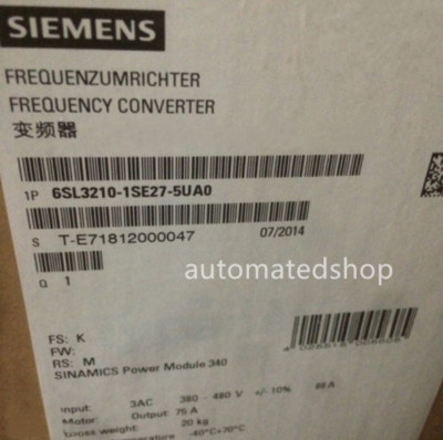 6SL3210-1SE27-5UA0 Siemens 380V S120 PM340 inverter 37kW power module ...