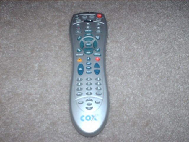 Genuine COX Cable Box TV DVR Remote Control RC1675604/35 URC 7820BP-1 ...