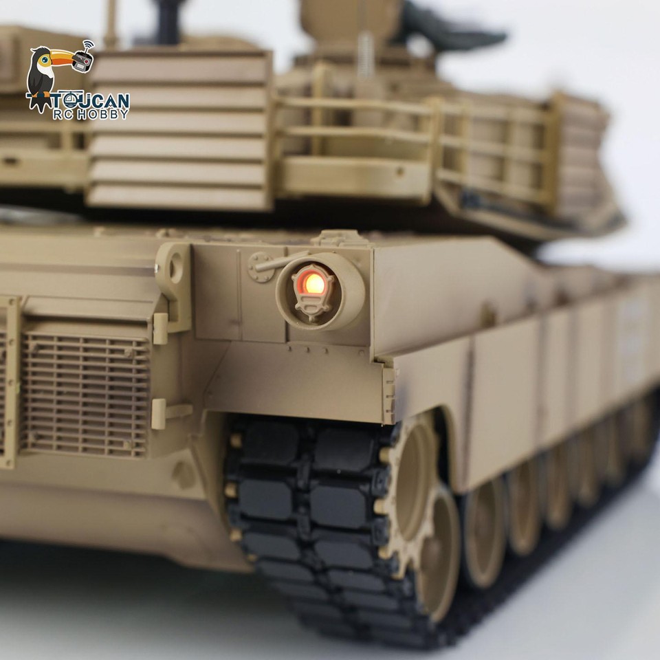 HengLong 3918 1/16 7.0 Plastic Abrams M1A2 RTR BB Infrared RC Tank ...