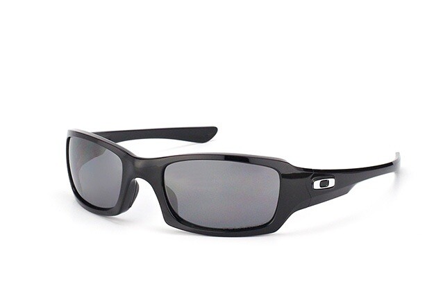 OAKLEY(4+1) OO9238-06 Fives Squared Polished Black Frame / Warm Grey ...