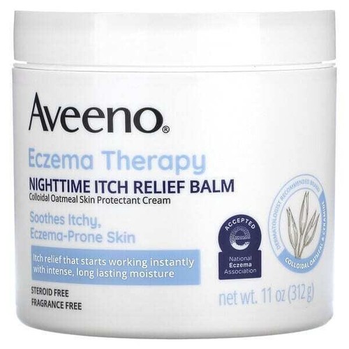 Aveeno Active Eczema Therapy Itch Relief Balm w/Colloidal Oatmeal 11 ...