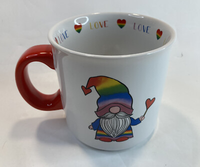 Rainbow Love Troll Large Ceramic Coffee Mug Cup by Novogratz | eBay
