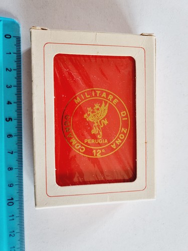 Cartes De Jeu 12° Commande Militaire Perugia Poker Original Playing ...