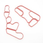 Set 2 Engine Oil Filter Housing & Oil Cooler Gasket for Mercedes-Benz ...
