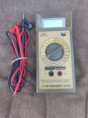 BK Precision Dynascan Corp. 875A LCR Meter Box - | eBay