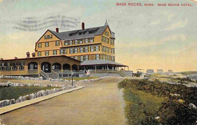 Bass Rocks Hotel Bass Rocks Massachusetts 1908 postcard | eBay