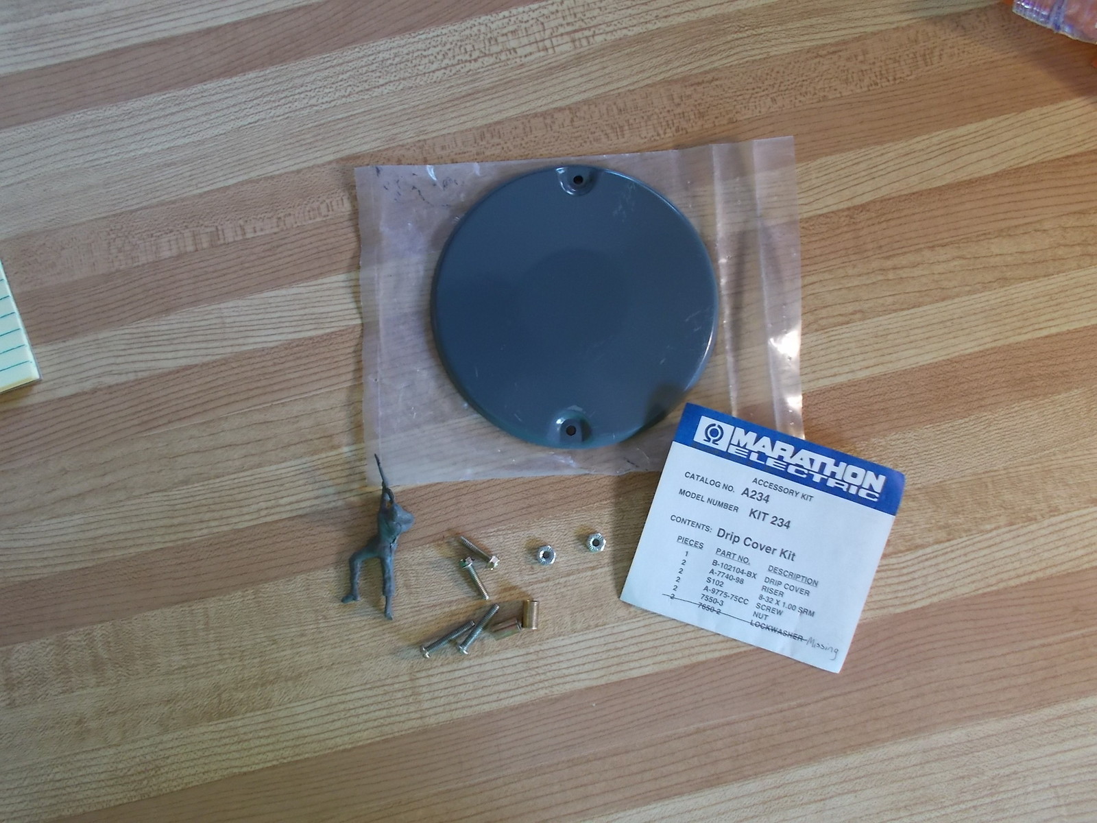 NEW Marathon Electric KIT 234 A234 Drip Cover Accessory Kit *FREE ...