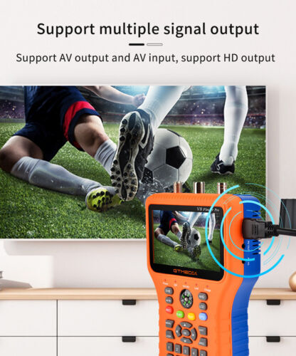 Digital Satellite TV Finder Signal Meter DVB-S2/S2X/C/T2 COMBO Spectrum ...