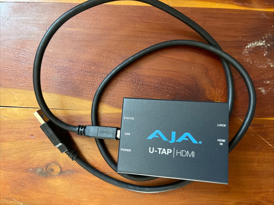 AJA U-Tap HDMI/USB 3 Audio/Video Capture Device [USED] | eBay