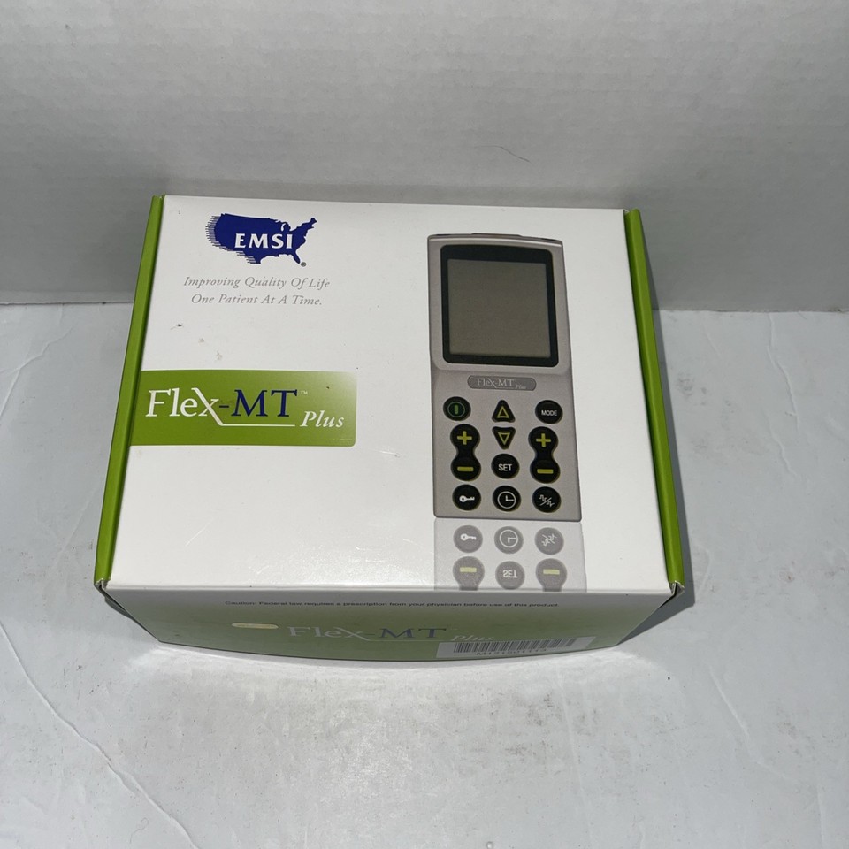 EMSI Flex-IT TENS Electrical Stimulation Unit Pads Leads Charger | eBay