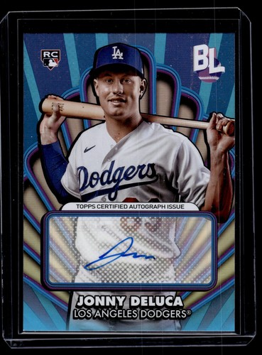 Jonny Deluca 2024 Topps Big League Opening Act Rookie Auto Card #OAA-JD ...