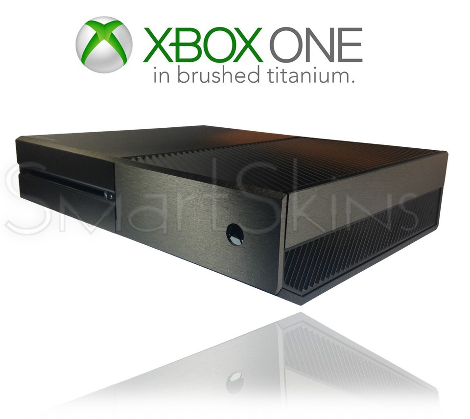 Brushed Metal Skin For XBOX ONE 1 Sticker Wrap Accessory Cover Decal ...