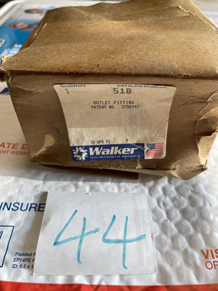 Walker 518AL Cast Aluminum Walkerduct Outlet Fitting Replace For 518 | eBay