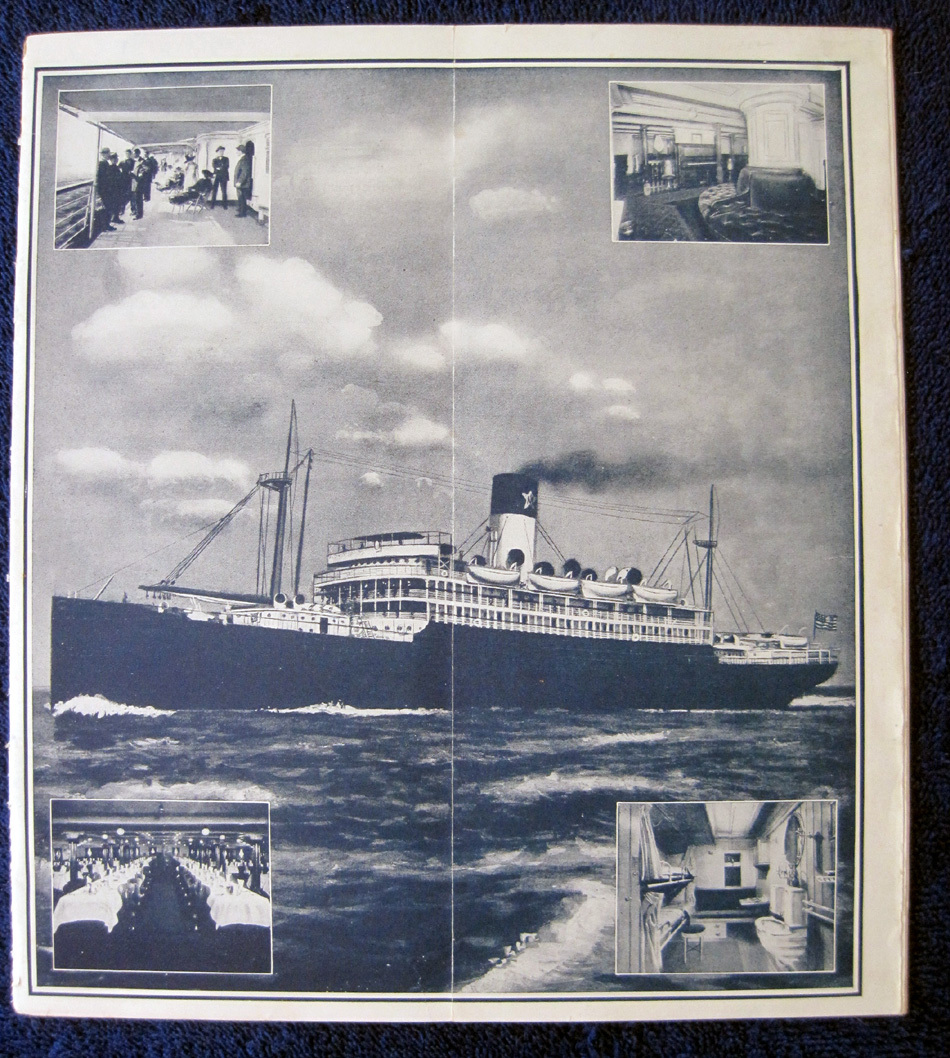 SOUTHERN PACIFIC STEAMSHIP (MORGAN LINE) - 1922 Brochure, SS CREOLE, SS ...