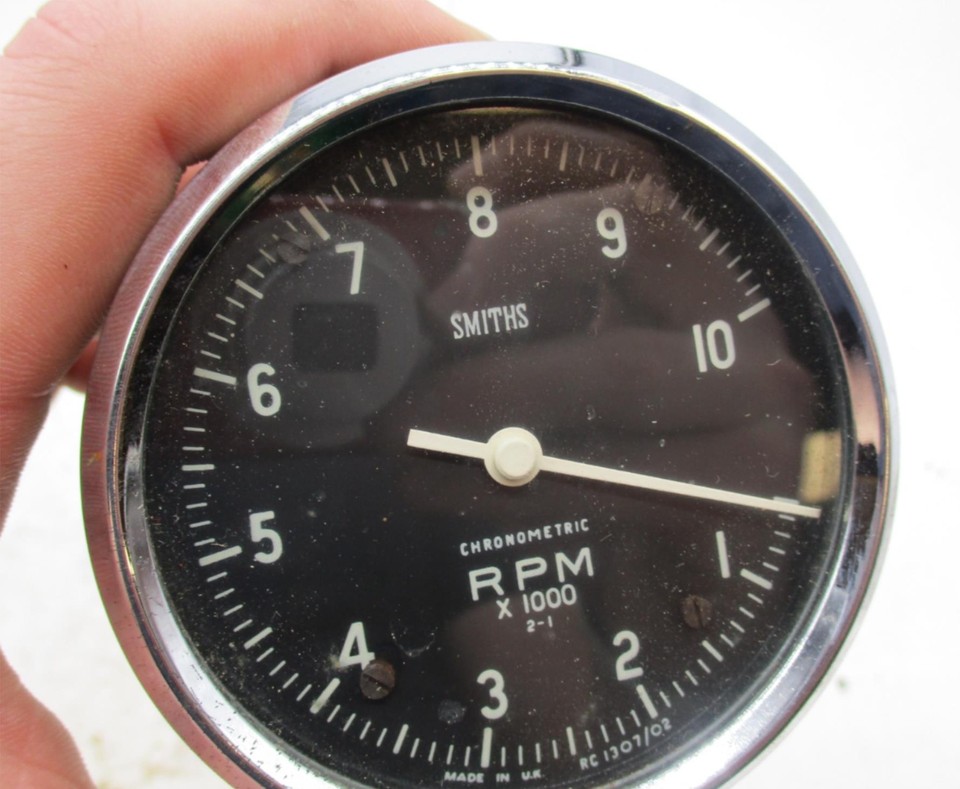 Smiths Chronometric Tach Tachometer Triumph 1963 T120C T120R RC1307/02 ...