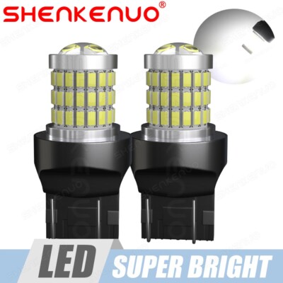 T20 580 Led Side Light DRL Xenon White Smd Canbus Headlight W21/5w 7443 ...