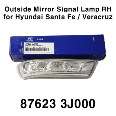 OEM Outside Mirror Signal Lamp RH 87623 3J000 For Hyundai Santa Fe IX55 ...