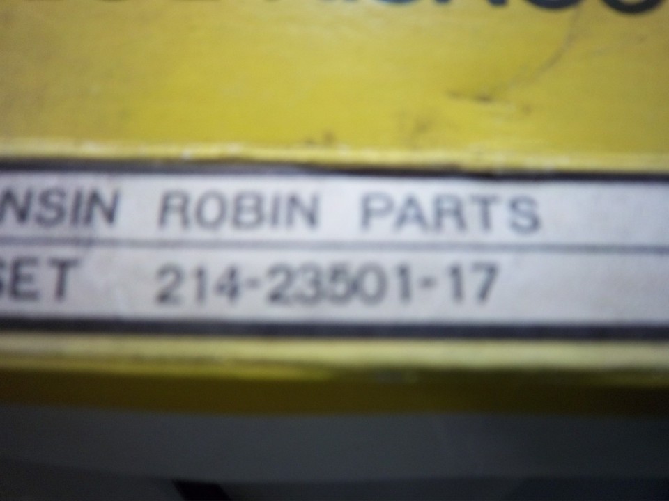 Robin Engine EY18-3W piston and ring set 214-23421-03 and 214-23501-17 ...