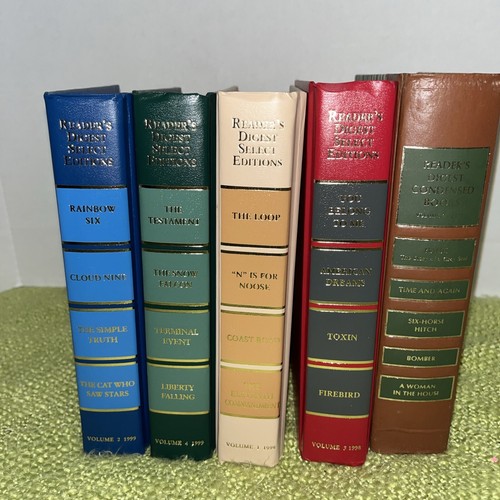 Lot of 5 Vintage Hardcover Reader's Digest Books for Staging Props ...