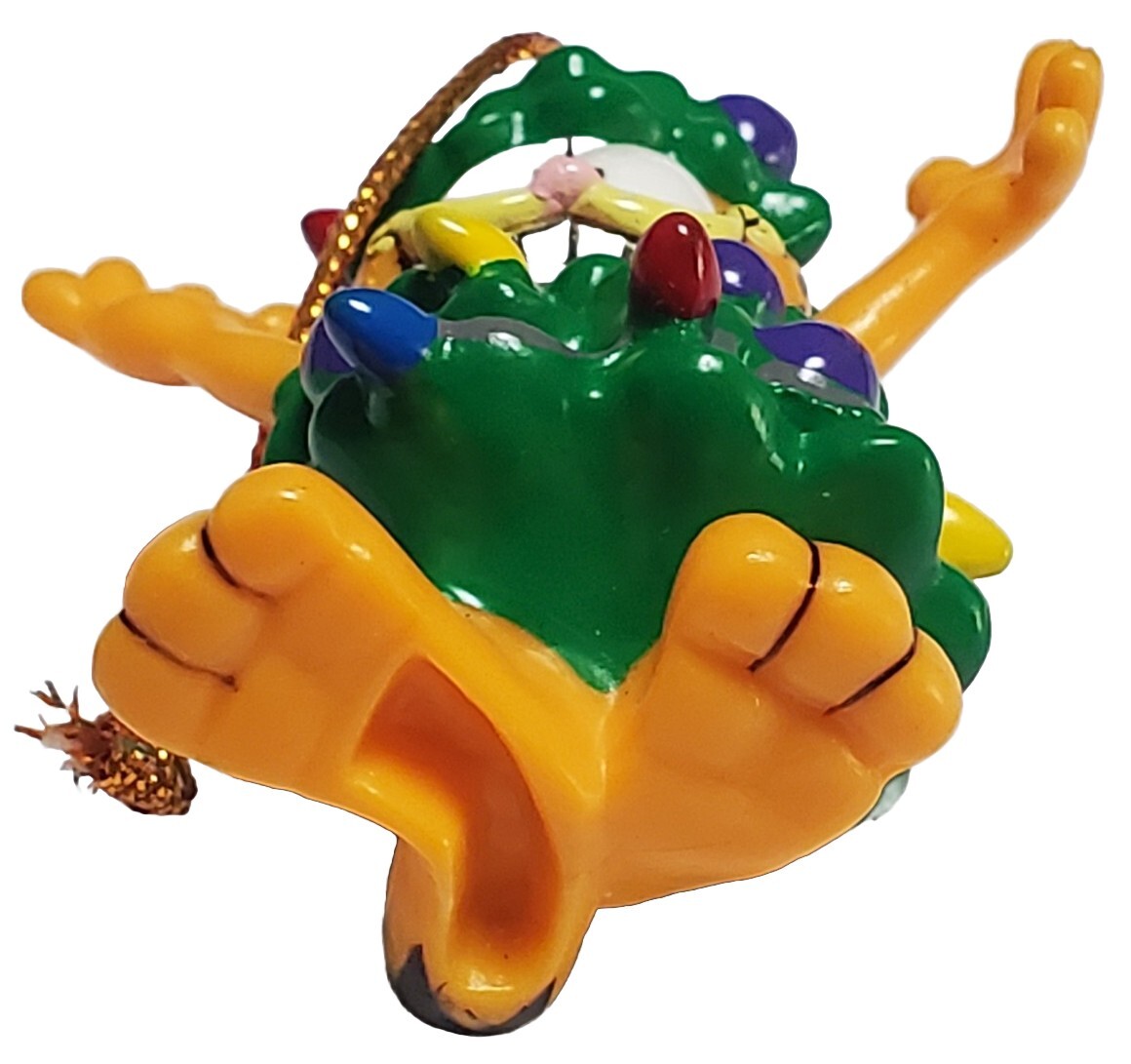 VTG Garfield Christmas Tree Hanging Holiday Ornament 2.5" | eBay