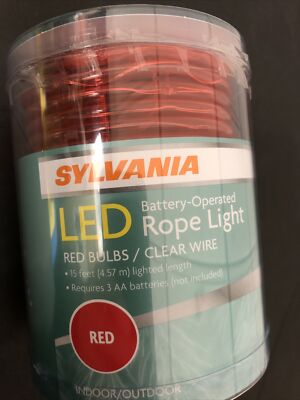 Sylvania LED Rope Light - 15 ft. - Red | eBay