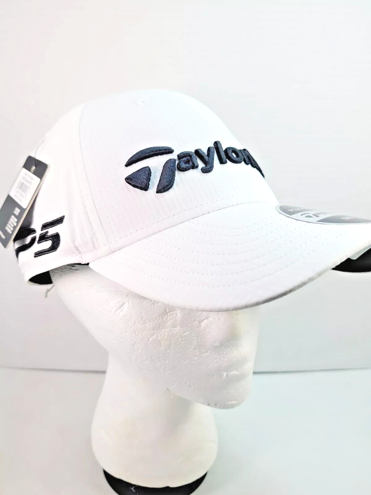 TaylorMade SIM TP5 White Embroidered Adjustable Strapback Golf Hat Cap ...