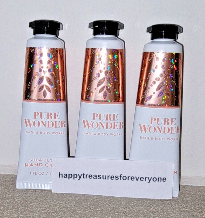 3 Bath & Body Works Pure Wonder Hand Cream Travel Size 1 fl oz | eBay
