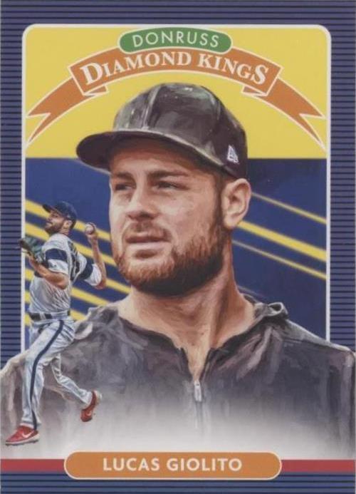 2020 Panini Donruss - Diamond Kings Lucas Giolito #12 Yellow for sale ...