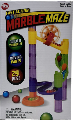 29 pc Marble Run Maze STEM Construction Set Building Toy | eBay