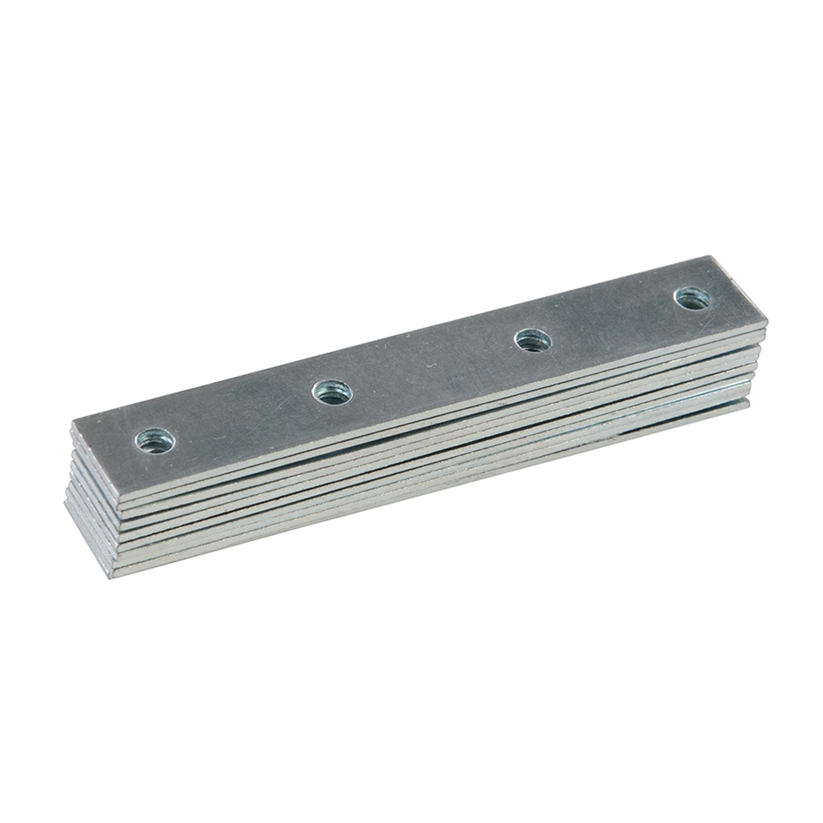 10x Flat Straight Steel Mending Plates Brackets 100mm Metal Braces ...