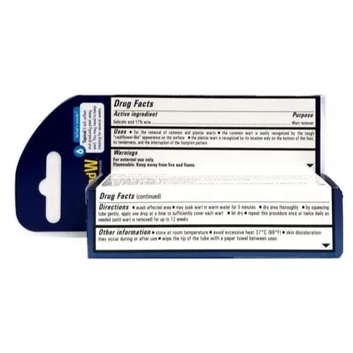 Compound W Wart Remover Fast Acting Gel Maximum Strength 7g 0.25oz UK ...