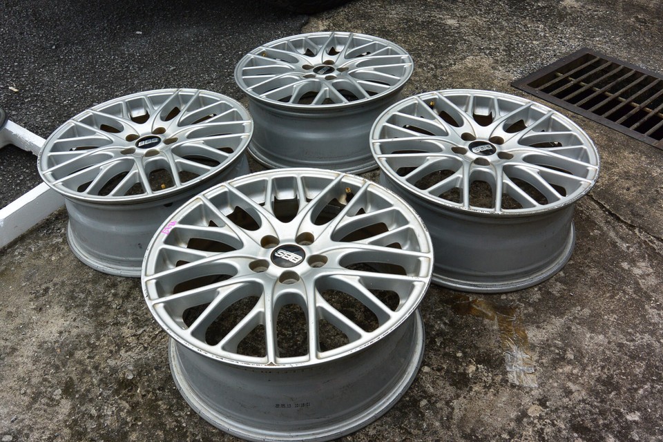 JDM 17" BBS mesh rims wheels for Subaru gc8 sti impreza wrx gf8 sf5 ...