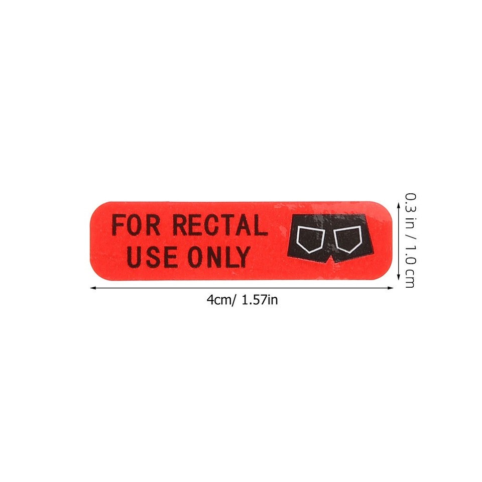 2 Rolls Rectal Use Only Stickers for Party Funny Decal Rectaluse | eBay ...
