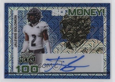 2024 Leaf Metal So Money! Blue Mojo /8 Jalewis Solomon #SM-JS1 Auto | eBay