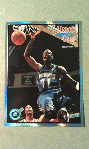 Kevin Garnett #62 Timberwolves Heroes of the Game DIAMOND Card SCARCE ...