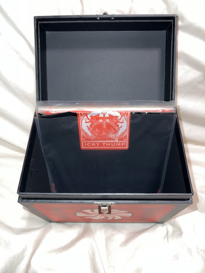 The White Stripes 45” Vinyl Record Box + (5) 45 RPM Records! *ULTRA ...