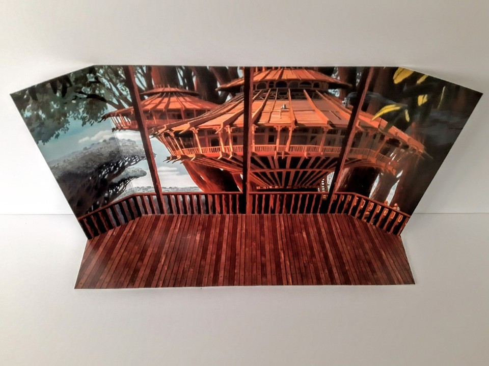 Wookiee Treehouse Backdrop Display Star Wars Hasbro Kenner Ships Free ...