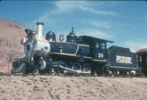 RGS 20 4-6-0 STEAM (RIO GRANDE SOUTHERN) --- Original Slide T7-7 | eBay