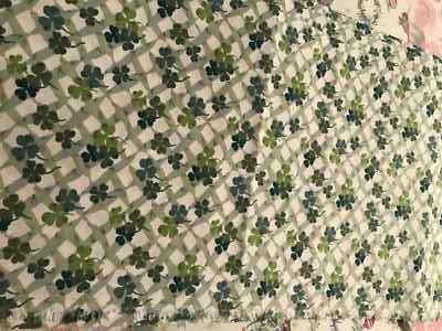 Custom-made w/ Ret LONGABERGER LOTS of LUCK shamrock table runner ...