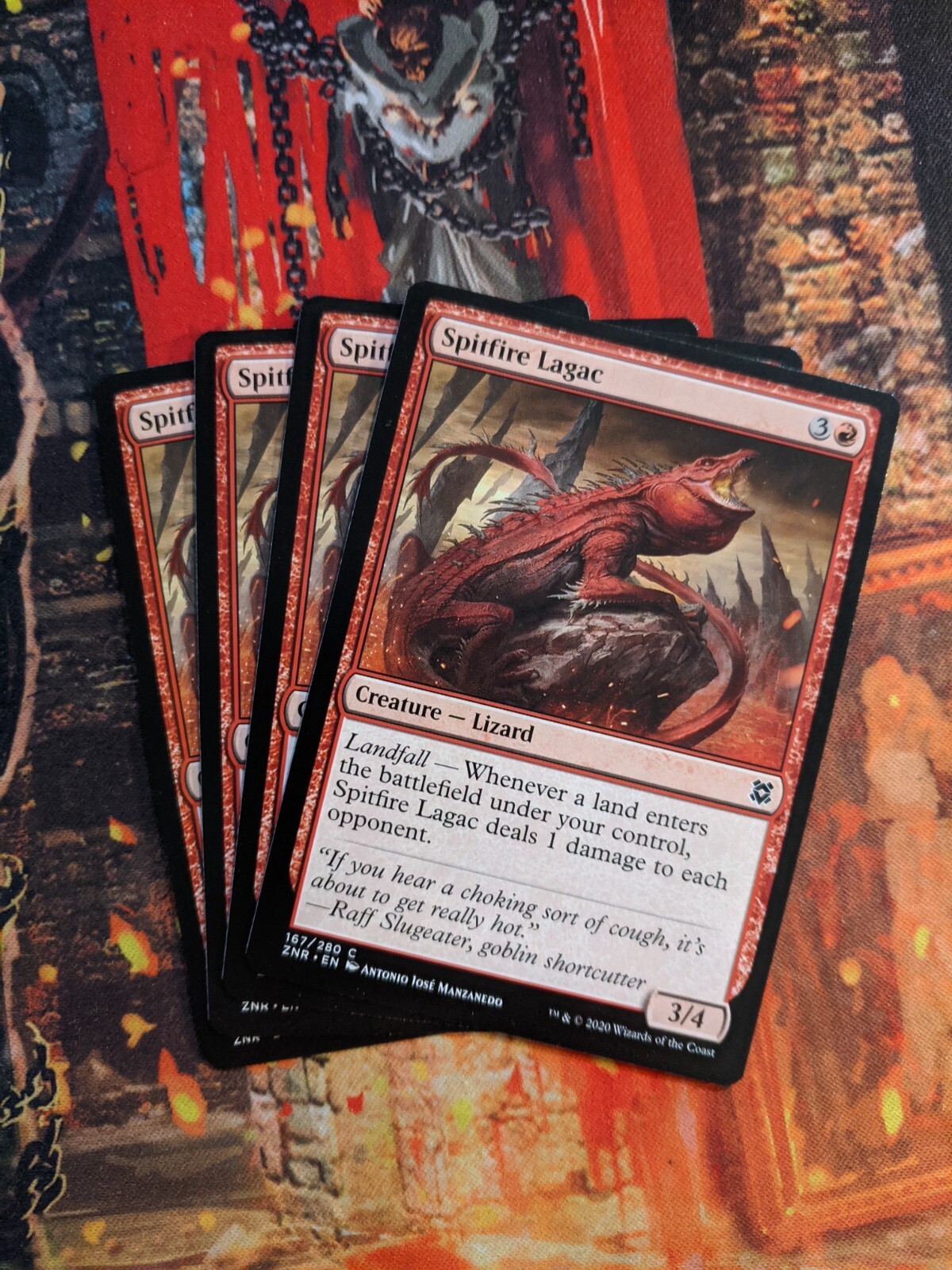 MTG Card : (4x) Spitfire Lagac (Zendikar Rising) | eBay