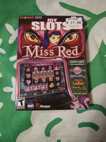 LIMITED EDITION IGT SLOTS MISS RED PC DVD-ROM | eBay