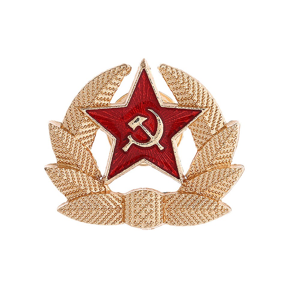 CCCP USSR Enamel Brooches Former Soviet Union Communism Lapel Pin Badge ...