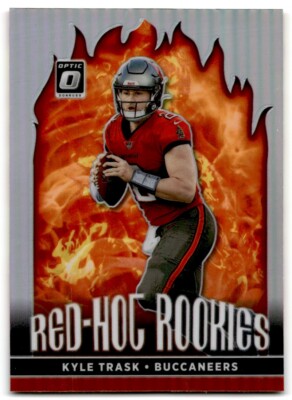 2021 Donruss Optic Red Hot Rookies holo Kyle Trask Florida Gators #208 ...