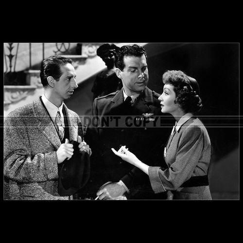 Photo F.019752 CLAUDETTE COLBERT FRED MACMURRAY GIL LAMB PRACTICALLY ...